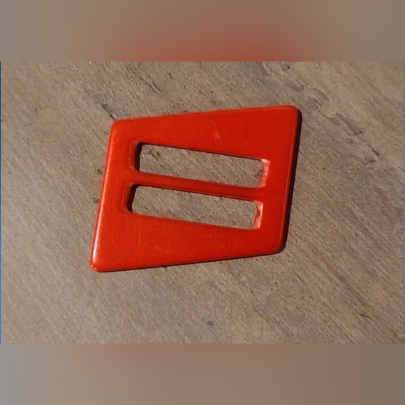 Accessories | Vintage Small Red Belt Buckle Read Details | Poshmark